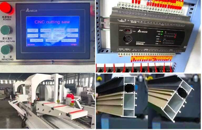 Double Head Aluminium Profile Cutting Machine