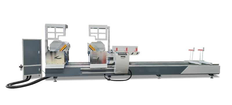 HEAVY DUTY Double Head Aluminium Cutting Machine MTE 550*5000 ...