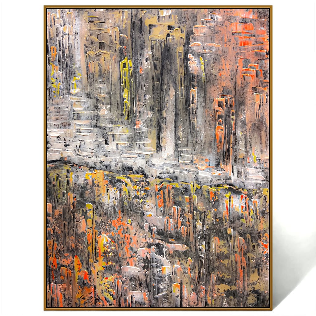 Oversized Abstract Art Work On Canvas Living Room Wall Decoration ...